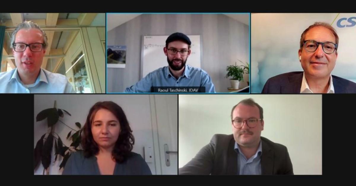 Alexander Dobrindt (CSU) im virtuellen Gespräch mit der JDAV